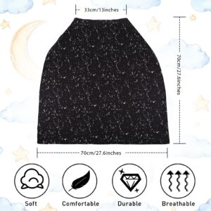 Baby Car Seat Cover Horoscope Baby Car Seat Canopy Stretchy Nursing Cover Carseat Canopy for Babies Breastfeeding and Car Seat Multi Use Shopping Cart Cover High Chair Cover