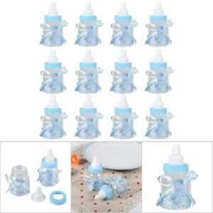 Baby Shower Bottles, Bottle Candy Gifts Decorations, Mini Bottle C and y Gift Box, 12 Pcs C and y Bottle for Baby Shower Favors Fillable, Used for Girl Boy Newborn Birthday