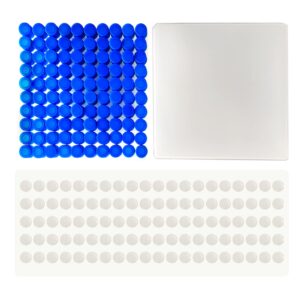 100 Pieces 2ml Graduated Plastic Vials Self Standing with Screw Caps, Samll Cryo Test Tubes,PP Material, Storage Containers with Rack Box for Small Items