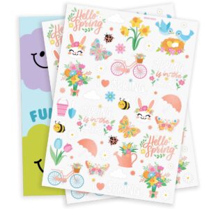 xo, Fetti Spring Easter Tattoos - 46 Glitter Styles | Hello Spring Birthday Party Supplies, Colorful Baby Shower, Butterfly, Flowers Arts and Crafts