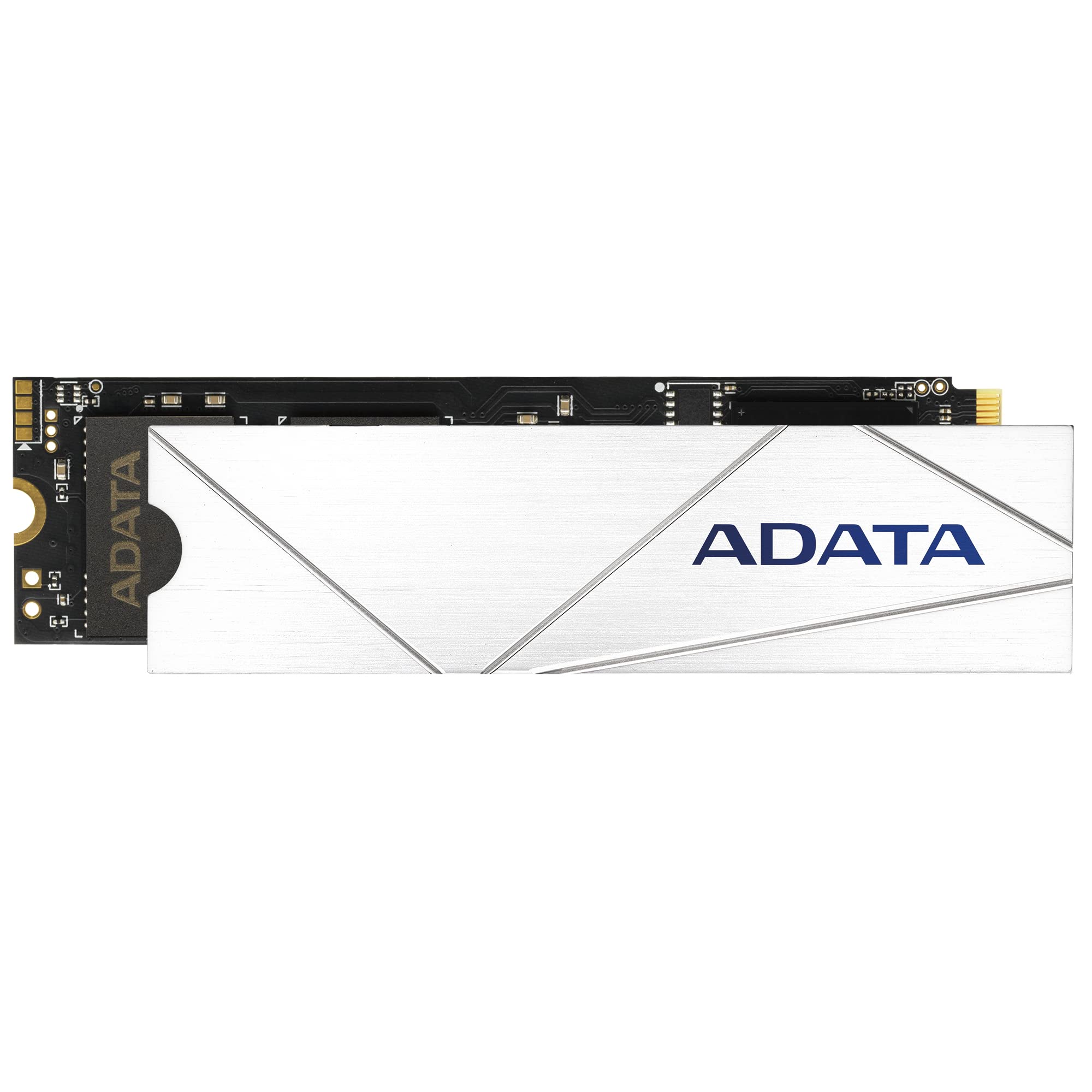 Adata APSFG-512GCSEC Premier SSD NVMe M.2 PCIe 4.0 with Heatsink Included, 512 GB PS5 Operation, Maximum Continuous Read Speed, 7,200 MB/s Installation Guide Included