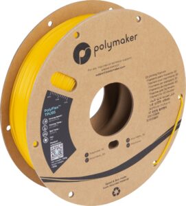 polymaker tpu filament 1.75 yellow, 750g shore 95a flexible filament 1.75mm, cardboard spool - polyflex tpu95 3d tpu filament 1.75mm yellow soft filament flexible