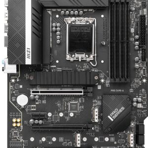 MSI PRO Z690-A ProSeries Motherboard (ATX, 12th Gen Intel Core, LGA 1700 Socket, DDR5, USB 3.2 Gen 2, PCIe 5, 2.5G LAN, M.2 Slots)