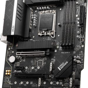 MSI PRO Z690-A ProSeries Motherboard (ATX, 12th Gen Intel Core, LGA 1700 Socket, DDR5, USB 3.2 Gen 2, PCIe 5, 2.5G LAN, M.2 Slots)