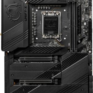 MSI MEG Z690 Unify-X Gaming Motherboard (ATX, 12th Gen Intel Core, LGA 1700 Socket, DDR5, PCIe 5, Dual 2.5G LAN, M.2 Slots, Wi-Fi 6E)