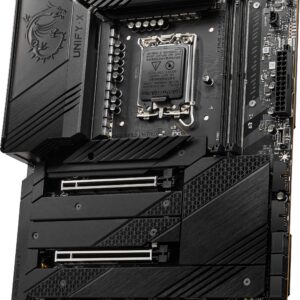 MSI MEG Z690 Unify-X Gaming Motherboard (ATX, 12th Gen Intel Core, LGA 1700 Socket, DDR5, PCIe 5, Dual 2.5G LAN, M.2 Slots, Wi-Fi 6E)