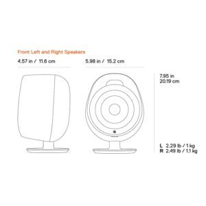 SteelSeries Arena 3 2.0 Desktop Gaming Speakers - Immersive Audio, On-Speaker Controls, 4" Drivers - Wired & Bluetooth - PC, Mac, Mobile