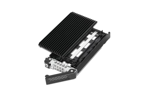 ICY DOCK ToughArmor MB720MK-B V2 Full Metal 4 Bay M.2 NVMe SSD PCIe 4.0 Mobile Rack for External 5.25" Drive Bay Black 1.6"x5.7"x7.2"