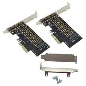 2x m.2 nvme drive to a pci-e 3.0 port for m key nvme drives with pcie support only