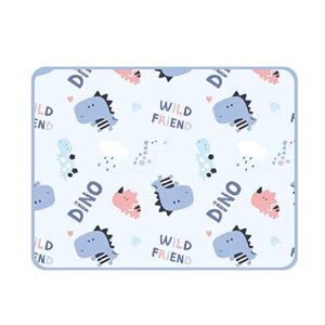 baby diaper changing pad (72x58 cm) waterproof, bpa free (blue, pack of 2) (mh5040)