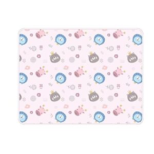 baby diaper changing pad waterproof, bpa free (pink, pack of 2), 72x88 cm, mh5040