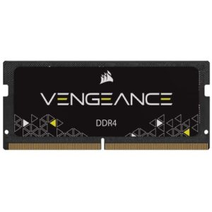 corsair vengeance sodimm ddr4 ram 16gb (1x16gb) 3200mhz cl22-22-22-53 1.2v intel amd laptop notebook memory - black (cmsx16gx4m1a3200c22)