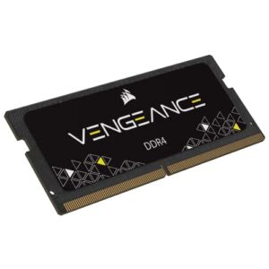 CORSAIR Vengeance SODIMM DDR4 RAM 16GB (1x16GB) 3200MHz CL22-22-22-53 1.2V Intel AMD Laptop Notebook Memory - Black (CMSX16GX4M1A3200C22)