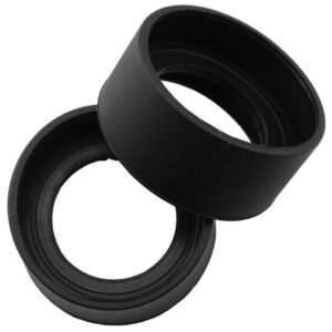 LQ Industrial Eyepiece Eye Cup 1Pair Soft Rubber Eyepiece Cover Eyepiece Guard for 32-36mm Stereo Microscope(Flat Angle)