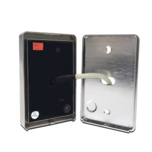 Toncont Door Access Control System, Stand Alone Password Door Keypad + 5PCS ID Keyfobs, Support 2000 Users, Wiegand 26, Garage Door/Gate Opener, Weatherproof, Backlight, Zinc Alloy Metal Case