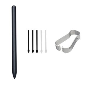 tab s7 pen for samsung galaxy tab s7 / s7 plus / s8 ultra s pen stylus pen replacement +free 5 tips for samsung galaxy tab s7 stylus pen (black)