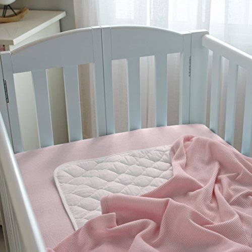 American Baby Company Fitted Mini Crib Sheet 24" x 38", Soft Breathable Neutral 100% Cotton Jersey Portable Sheet, Baby Pink, for Boys and Girls, Fits Most Pack N Play and Mini Crib Mattresses