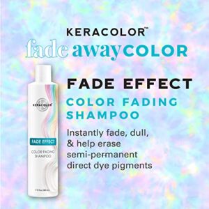 Keracolor Fade Effect Color Fading Shampoo - Works with Semi-Permanent Direct Dyes to Bring Down Color Intensity, 9.75 Fl Oz (Pack of 1)