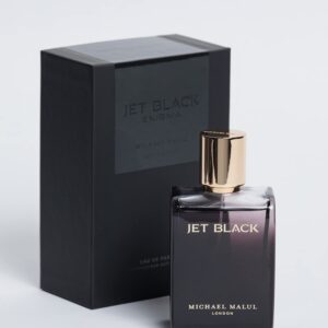 Michael Malul Jet Black Enigma 3.4 oz Men's Eau de Parfum, Luxury Fragrance for Men, Men's Cologne