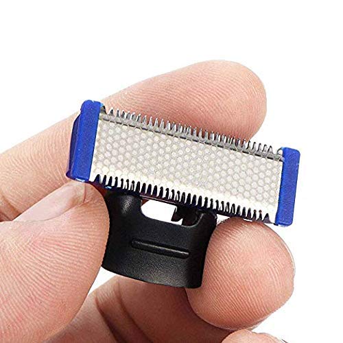 6PCS Shaver Replacement Head for Solo Electric Shaver Trimmer Head Men's Rechargeable Full Body Hair Trimmer Blade Replacement Cutter Head (6 Piece+2 Brushes+Bag)