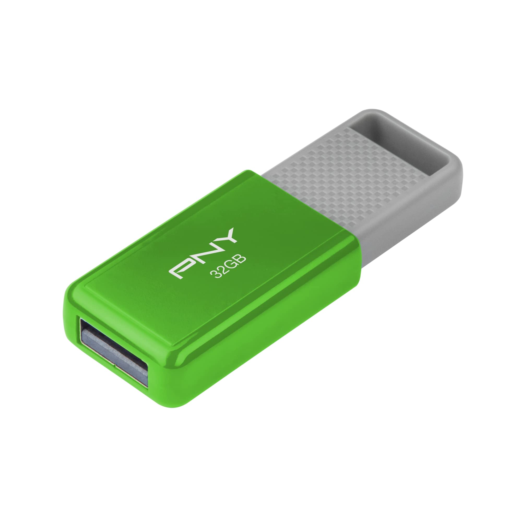 PNY USB 2.0 Flash Drive, 32GB, Assorted Colors