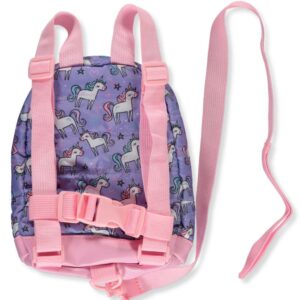 Nuby Quilted Mini Backpack with Safety Harness and Detachable Tether, Unicorn