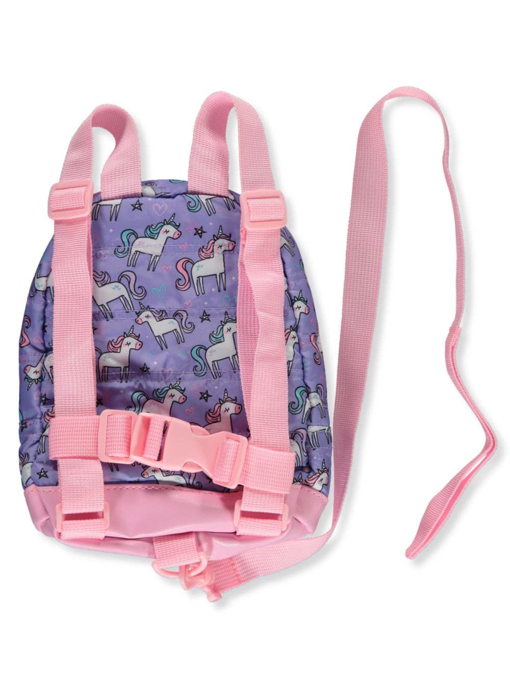 Nuby Quilted Mini Backpack with Safety Harness and Detachable Tether, Unicorn