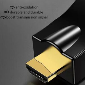 HDMI Extender Over Cat 5e/6, HDMI to RJ45 Ethernet Network Converter 2 Ports, Support 1080 P UP to 30m/98ft, Suitable for HDTV, Set Top Box, DVD, PS4, STB, Projector, Digital Monito