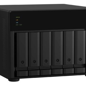 QNAP TVS-675-8G-US 6 Bay High-Speed Desktop NAS with ZhaoXin KX-U6580 8-core CPU, 8GB DDR4 Memory and 2.5GbE (2.5G/1G/100M) Network Connectivity (Diskless)