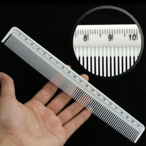 Coiffure Extensions Counting Cutting Comb | Cutting Comb | Hair Comb | Heat Resistant Cutting Comb