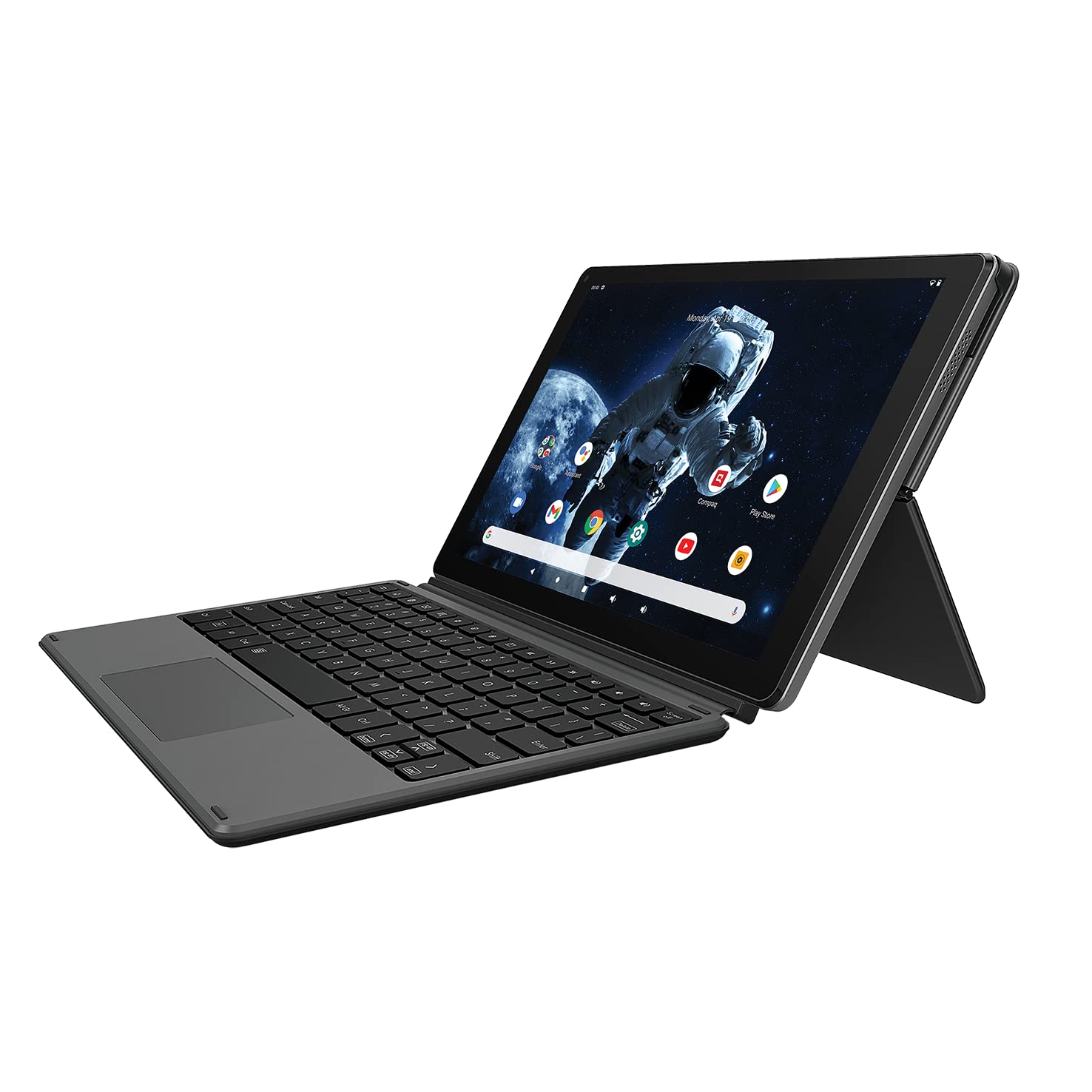 Compaq 10'' 2 in 1 Android 11 Tablet 64GB Storage, 4GB RAM (Brushed Onyx), CT201