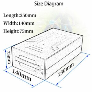 13S 6P 48V Electric Bike Lithium Battery Case with 20A Balance BMS Including Holder Nickel For E-Soccter Battery 48V Use DIY Battery Storage Box in Series Plastic Batteries Case for 18650 Battery