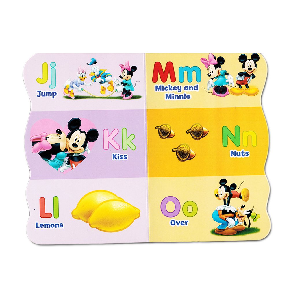 Disney Books for Toddlers 1-3 - 8 Disney Board Books with Mickey and Minnie Mouse, My First Stories Bundle