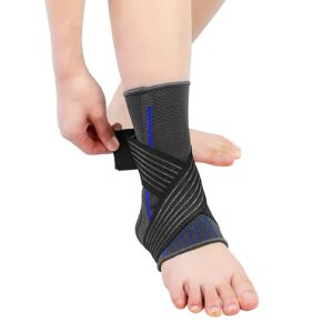 ankle support brace for men & women,foot sleeve adjustable compression ankle support for achilles tendon support & plantar fasciitis,stabilize brace-eases ankle joint pain & sprained ankle (large)