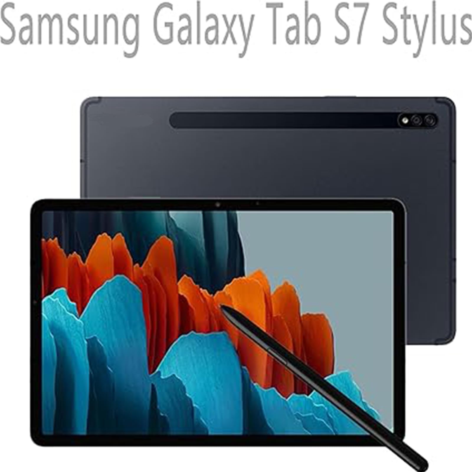 Galaxy Tab S7 Stylus Pen Replacement for Samsung Galaxy Tab S7, Tab S7+ Plus, Tab S7 FE, S8, S8+, S8 Ultra S Pen Stylus+ Tips/Nibs (Black Pen)