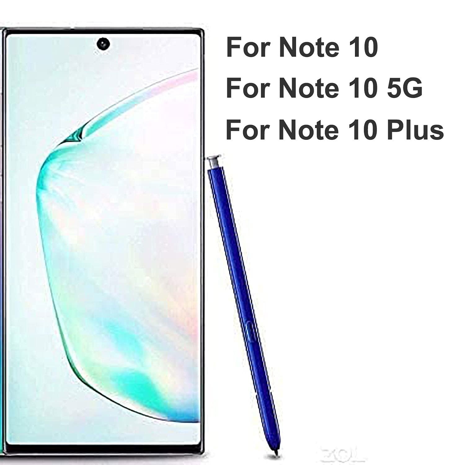 Silver Galaxy Note 10 Plus Pen for Samsung Galaxy Note 10 5G Touch Screen Stylus Pen Replacement Parts for Note 10, Note 10 Plus, Note 10 Ultra S Pen + Sim Eject Pin