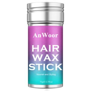 anwoor hair wax stick for flyaways hair accessories for women girls hair bun maker for kids baby hair gel stick kids hair products slick stick girls hair accessories hair smoothing stick