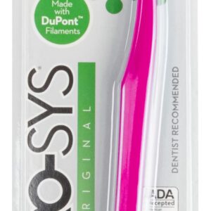 PRO-SYS® Soft Toothbrush for Adult with Sensitive Teeth & Gums, ADA Accepted, with 35-Tuft Wide Dupont® Tynex® Bristles, Pack of 4