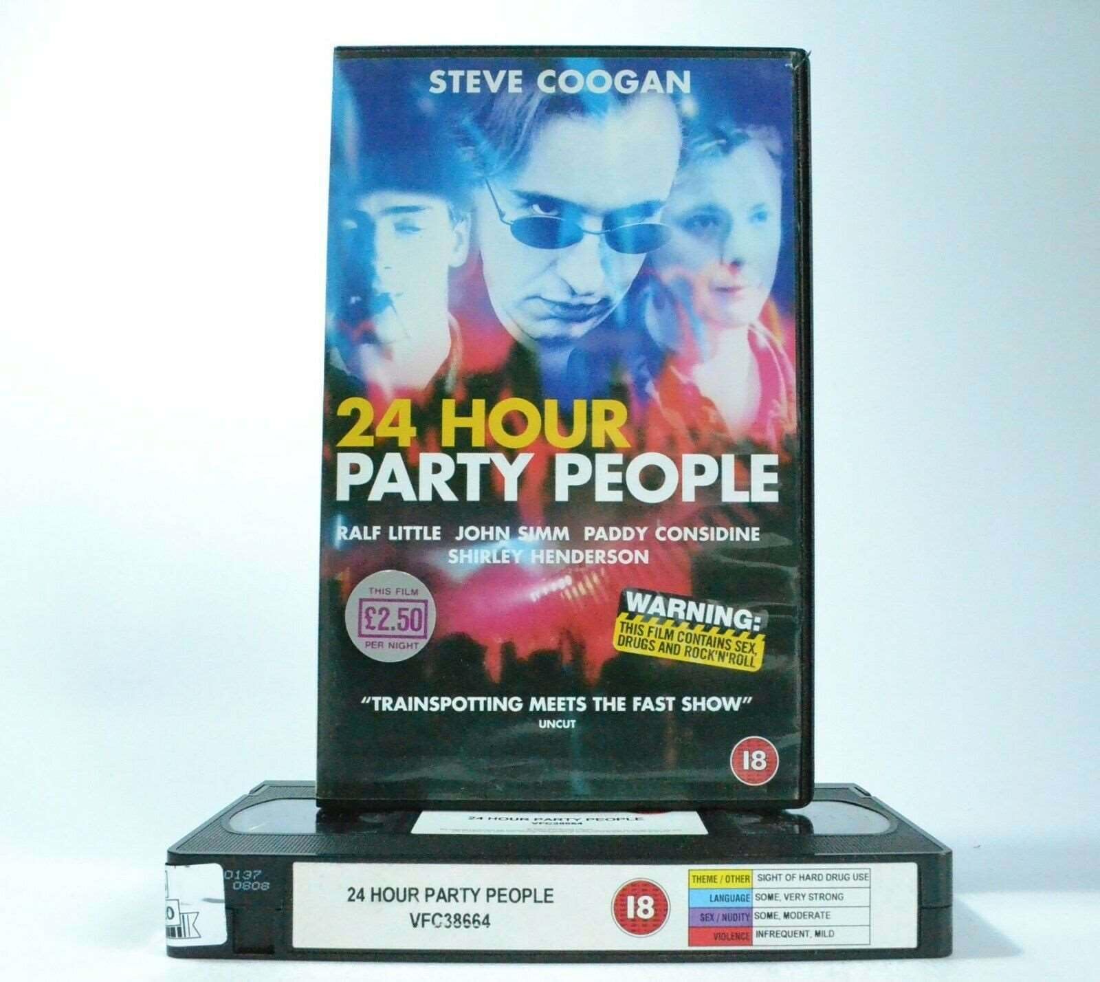 24 Hour Party People: Cult Music Film - Large Box - S.Coogan/S.Henderson - VHS