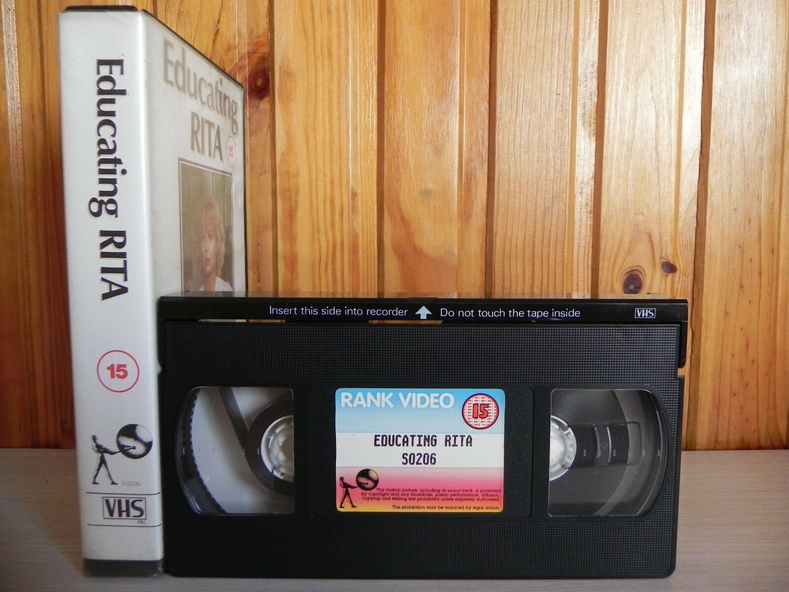 Educating Rita - Michael Caine - Julie Walters - Pre-Cert - Rank Video - Pal VHS