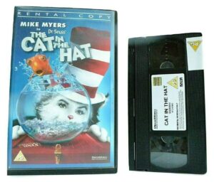 dr.seuss': the cat in the hat - large box rental - comedy - children's - pal vhs