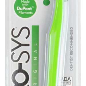 PRO-SYS® Soft Toothbrush for Adult with Sensitive Teeth & Gums, ADA Accepted, with 35-Tuft Wide Dupont® Tynex® Bristles, Pack of 4