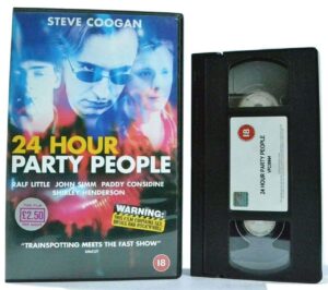 24 hour party people: cult music film - large box - s.coogan/s.henderson - vhs