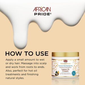 African Pride Moisture & Seal Regimen Moisture +Care For Coily Hair LOC Regimen