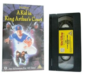 a kid in king arthur's court - disney family film - large box - kids - pal vhs