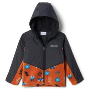 Columbia Baby Steens Mountain Overlay Hoodie, Warm Copper Woodlands/Black, 3/6