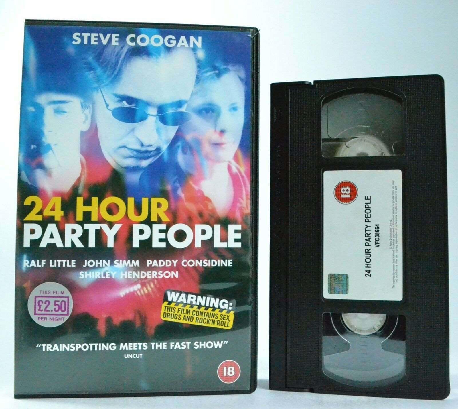 24 Hour Party People: Cult Music Film - Large Box - S.Coogan/S.Henderson - VHS