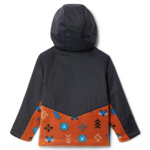 Columbia Baby Steens Mountain Overlay Hoodie, Warm Copper Woodlands/Black, 3/6