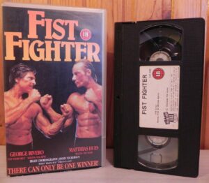 fist fighter: (1989) south america - matthias hues action - george rivero - vhs