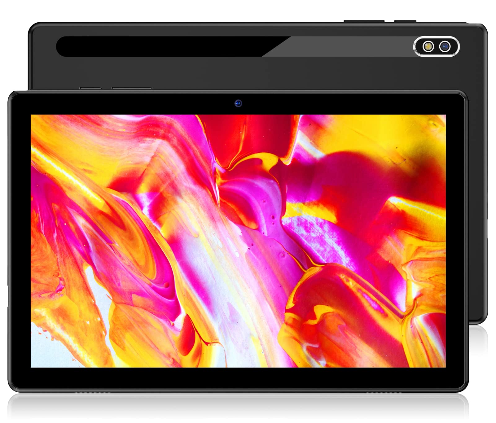 XNN Tablet 10 Inch, Android Tablets, Quad-Core Processor, 32GB ROM 128GB Expand，2+5MP Camera,IPS HD Touch Scree, 6000mah Battery, WiFi Bluetooth, 2023 Powerful Performance Tablet Computer(Black)